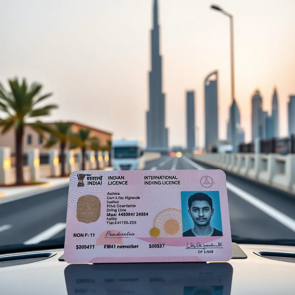 Indian International Driving License Validity in UAE